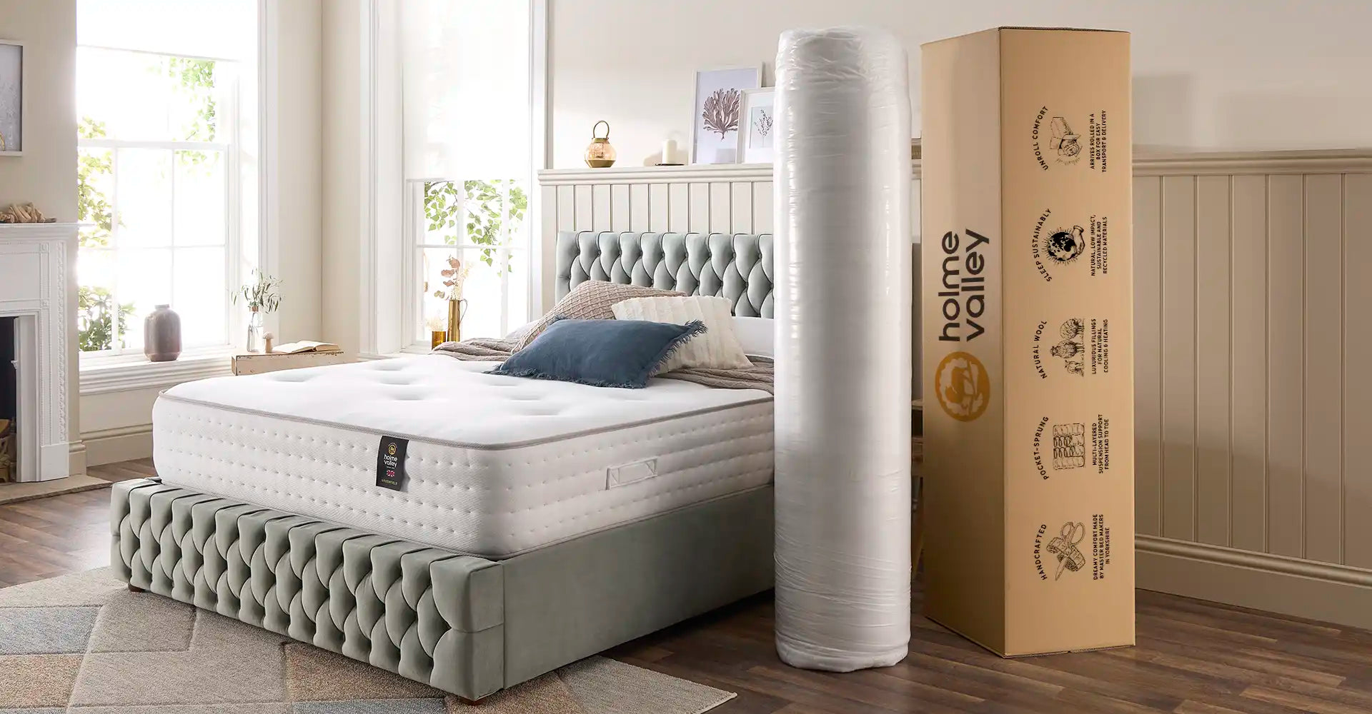 Unrolling Comfort: The Many Benefits of a Rolled Wool Mattress – Holme ...